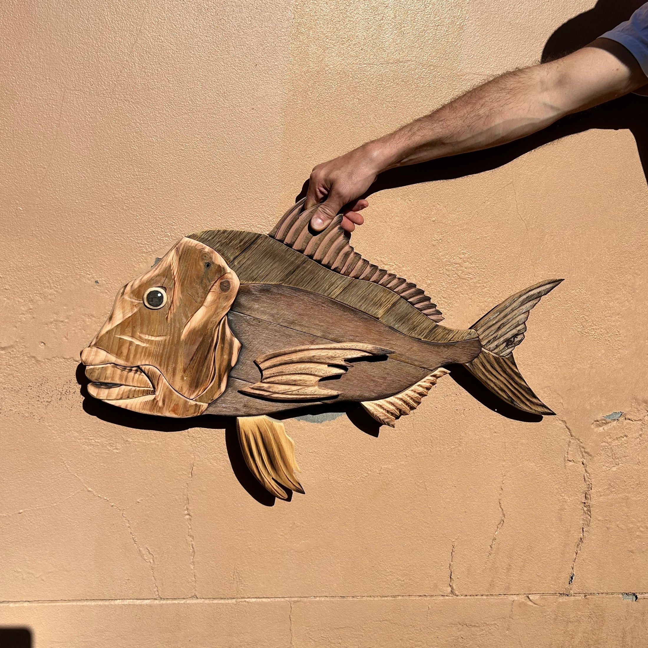 Snapper - Coastal Wall Art, Beach Decor, Sculpture, Handmade, Decor ...